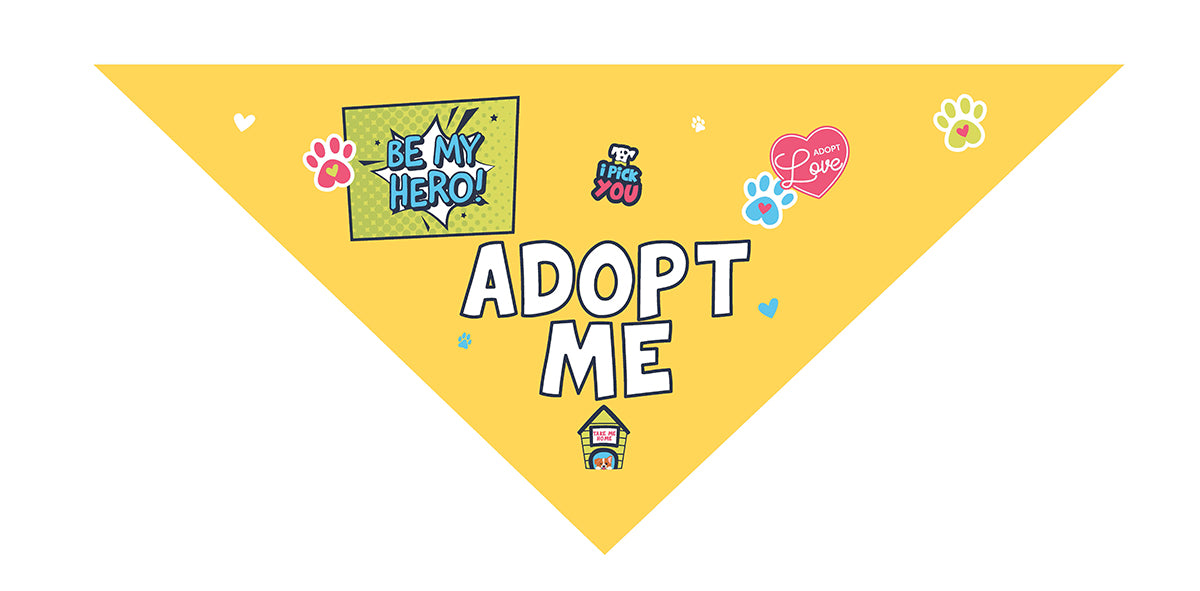 "Adopt Me" Bandana - 2 Hounds Design