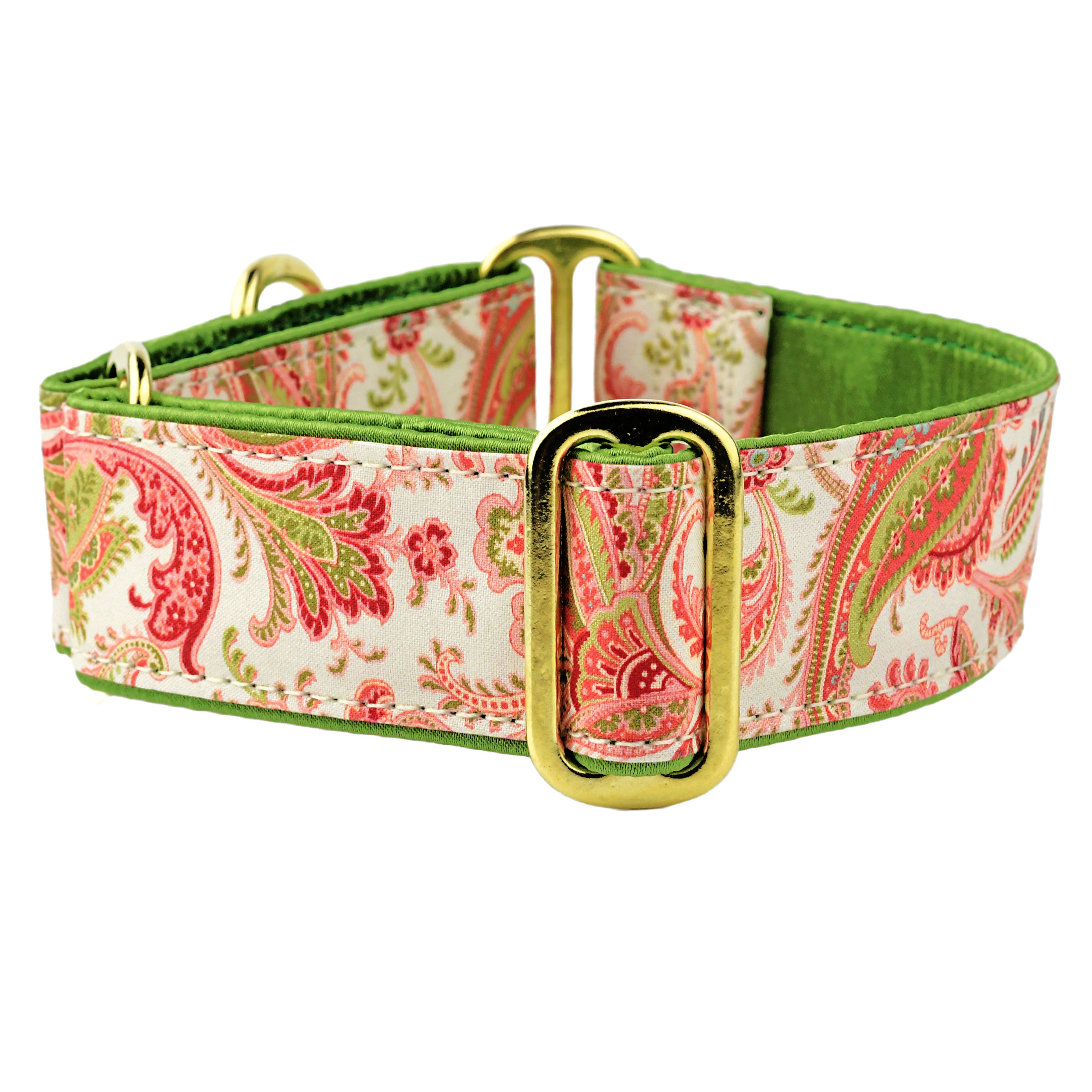 Elegant Paisley Garden - Limited Dog Collar - 2 Hounds Design