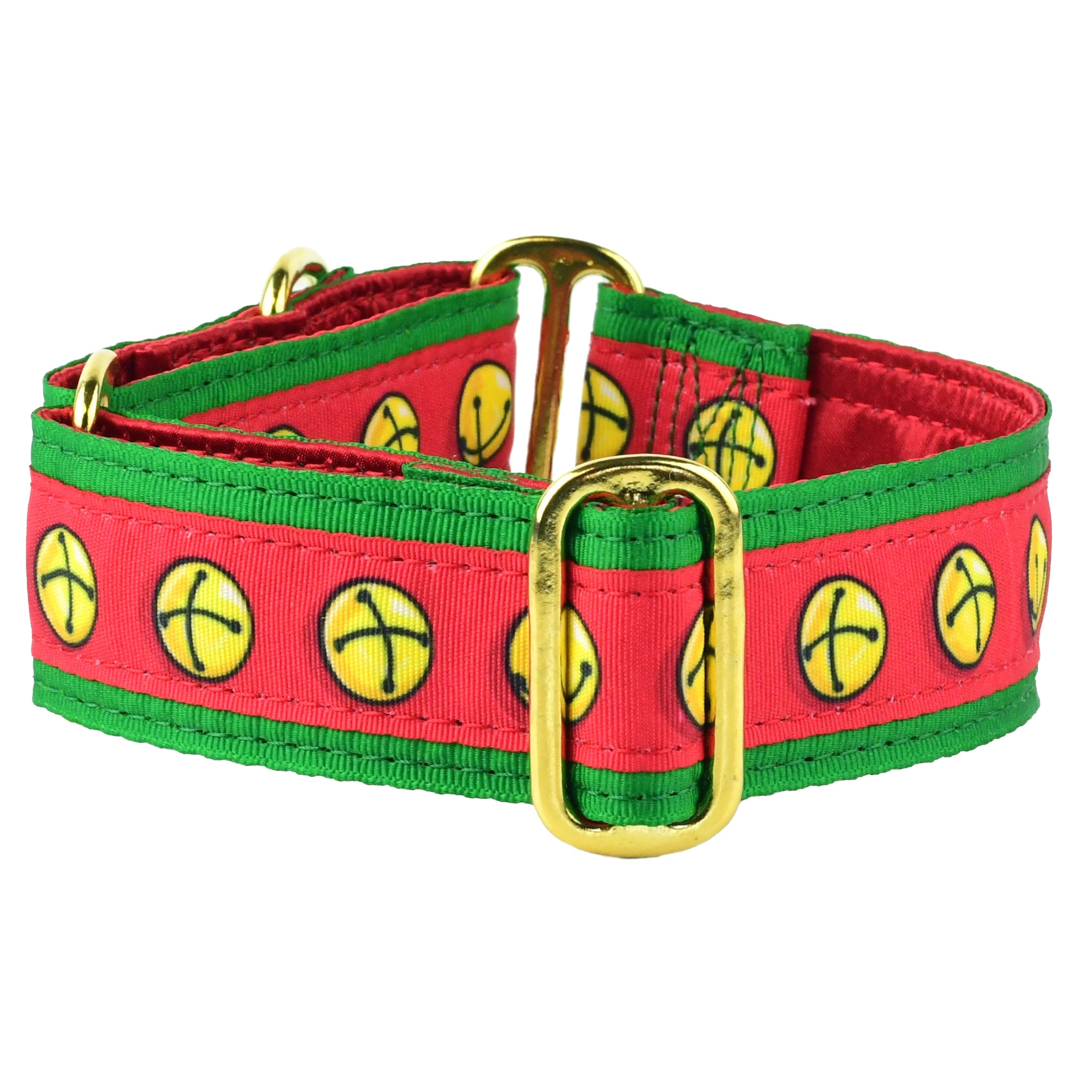 Jingle Bells - Limited Martingale Dog Collar - 2 Hounds Design